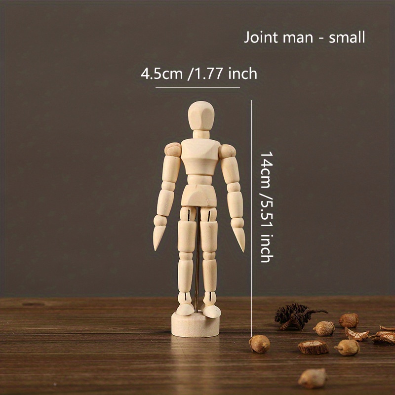 1pc Figure Ornaments Human Body Model Solid Body Art Painting Cartoon ...