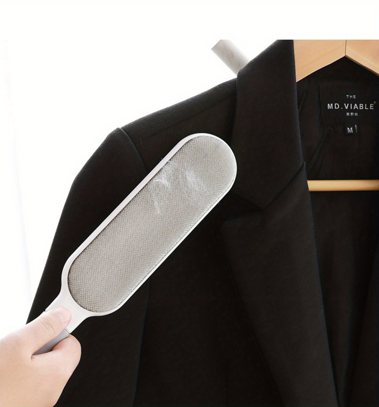 1 יחידה מטאטא שיער דביק אלקטרוסטטי מברשת דו צדדית ללא שטיפה - Temu Israel