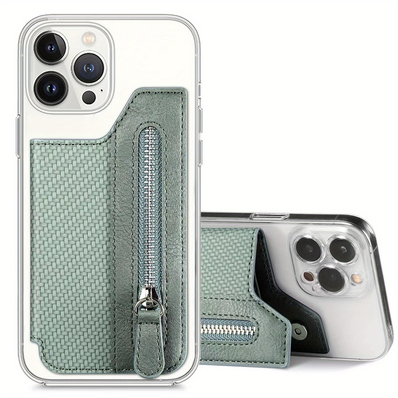 Simple Portable Card Bag Card Holder Back Phone Magnetic - Temu Germany