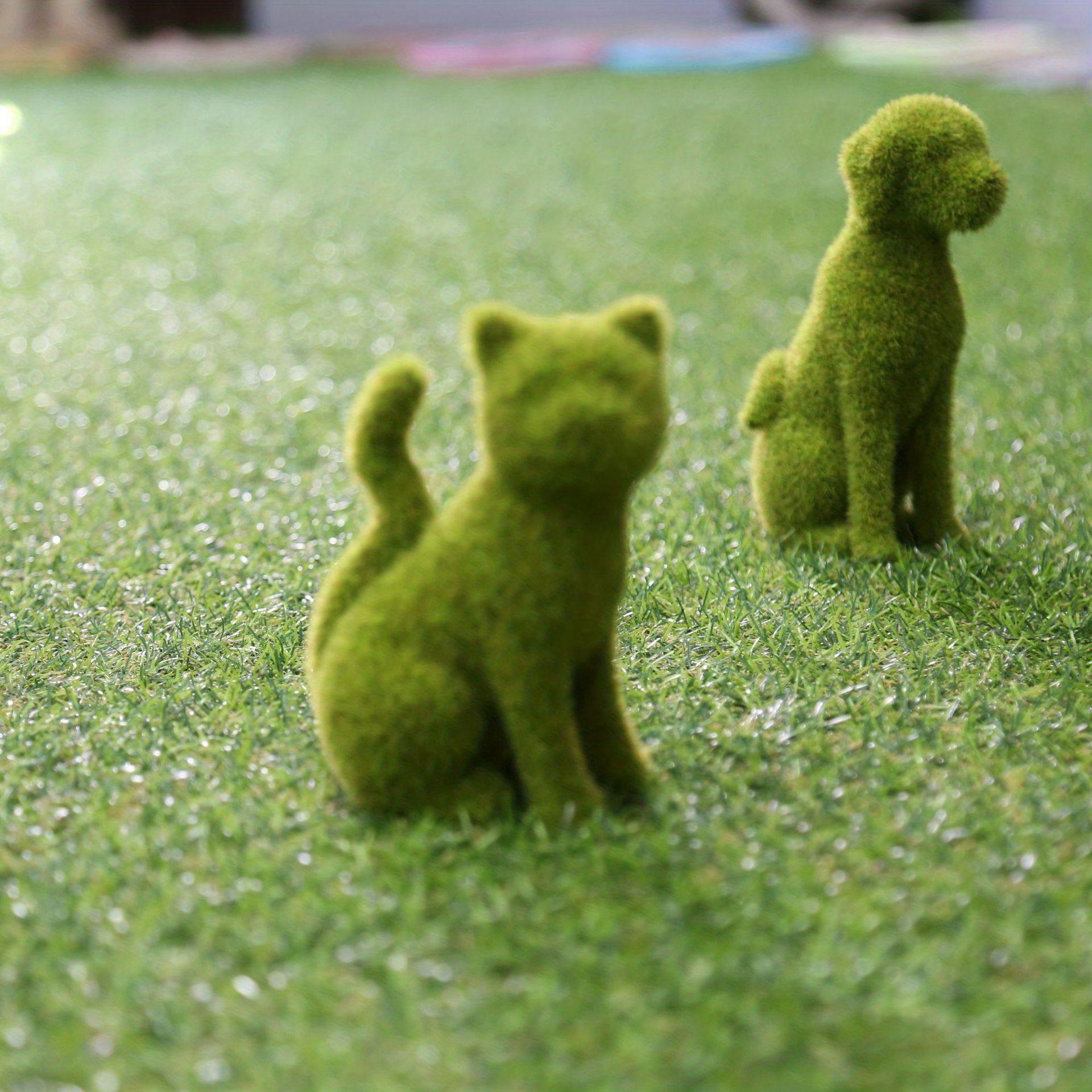 Add A Touch Nature Garden Adorable Flocked Puppy Statue! - Temu