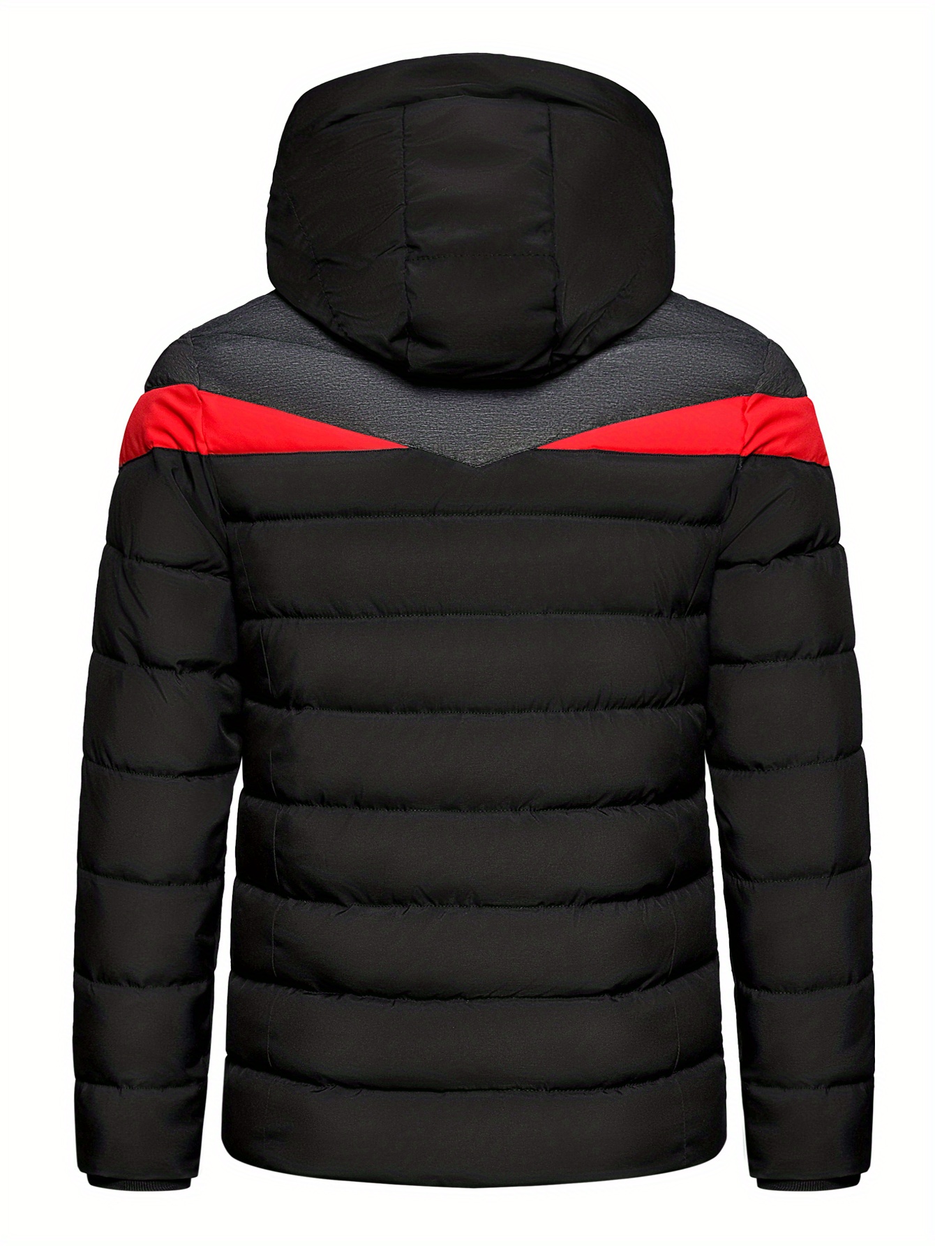 Warm Winter Detachable Hooded Jacket Men's Casual - Temu United Kingdom