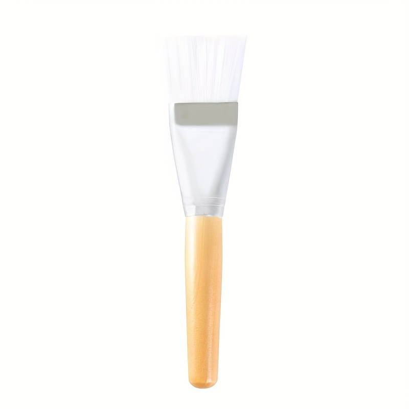 Face Mask Brush Wooden Handle Soft Bristles Clay Facial Mask - Temu ...