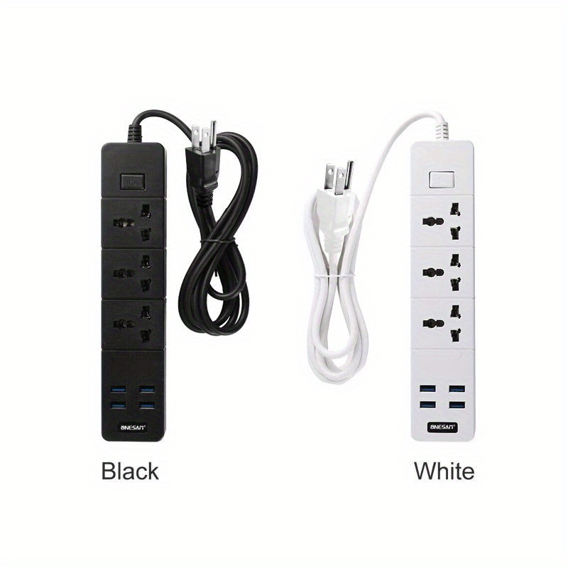 Power Up Your Home With This 7-socket Power Board With 4 Usb Ports + 3 ...