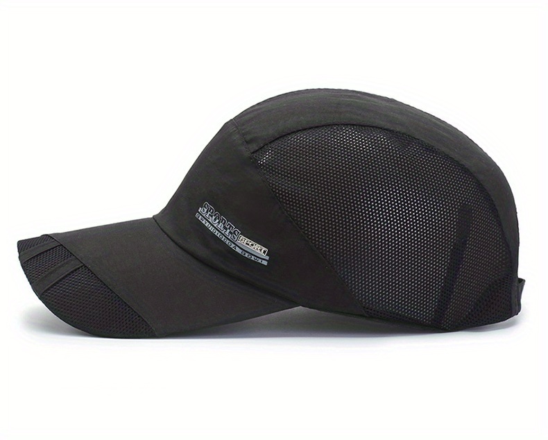 Curved Brim Baseball Cap Breathable Adjustable Sun - Temu New Zealand
