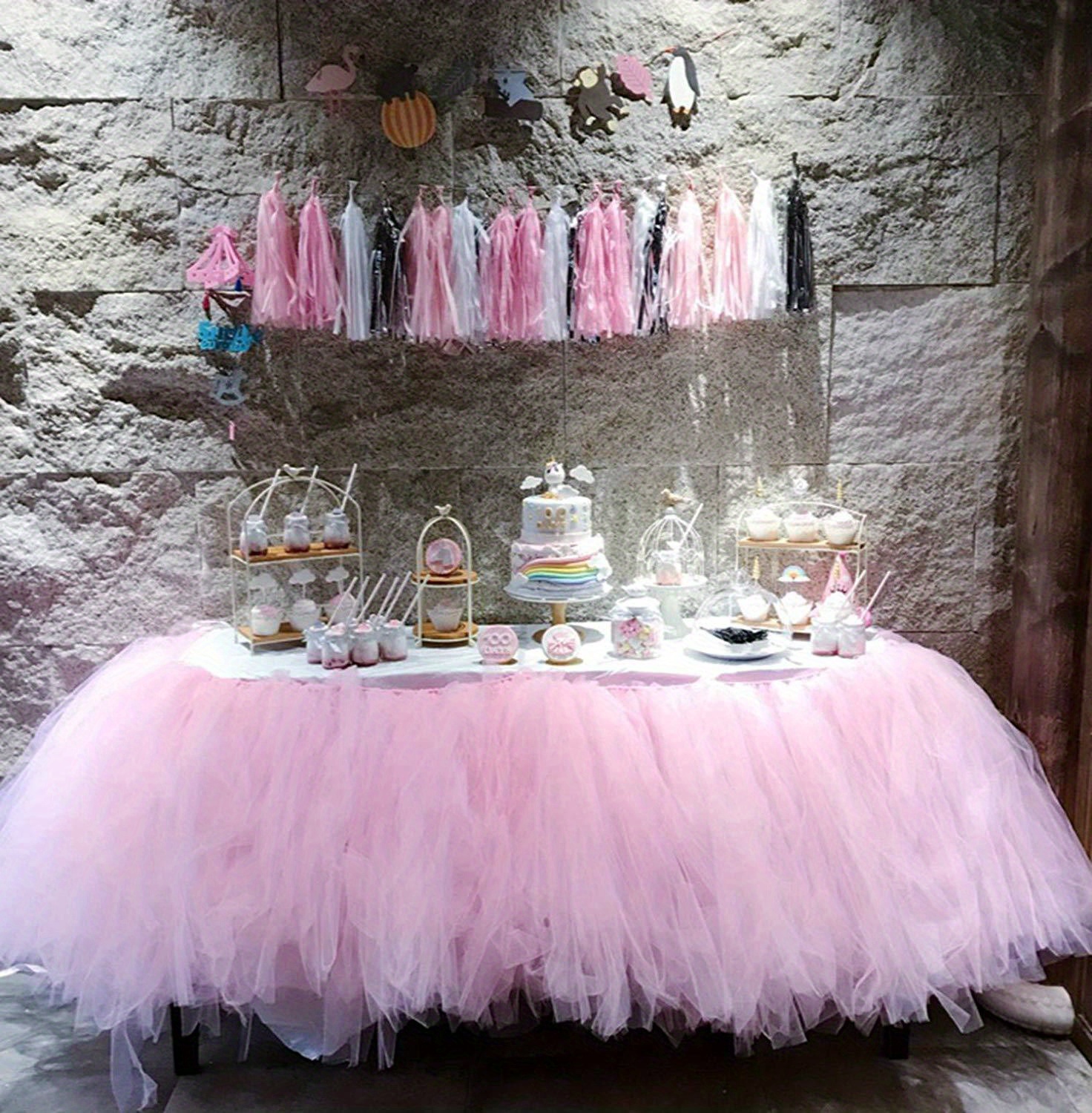 Tutu Table Skirts Dessert Table Wedding Decoration - Temu