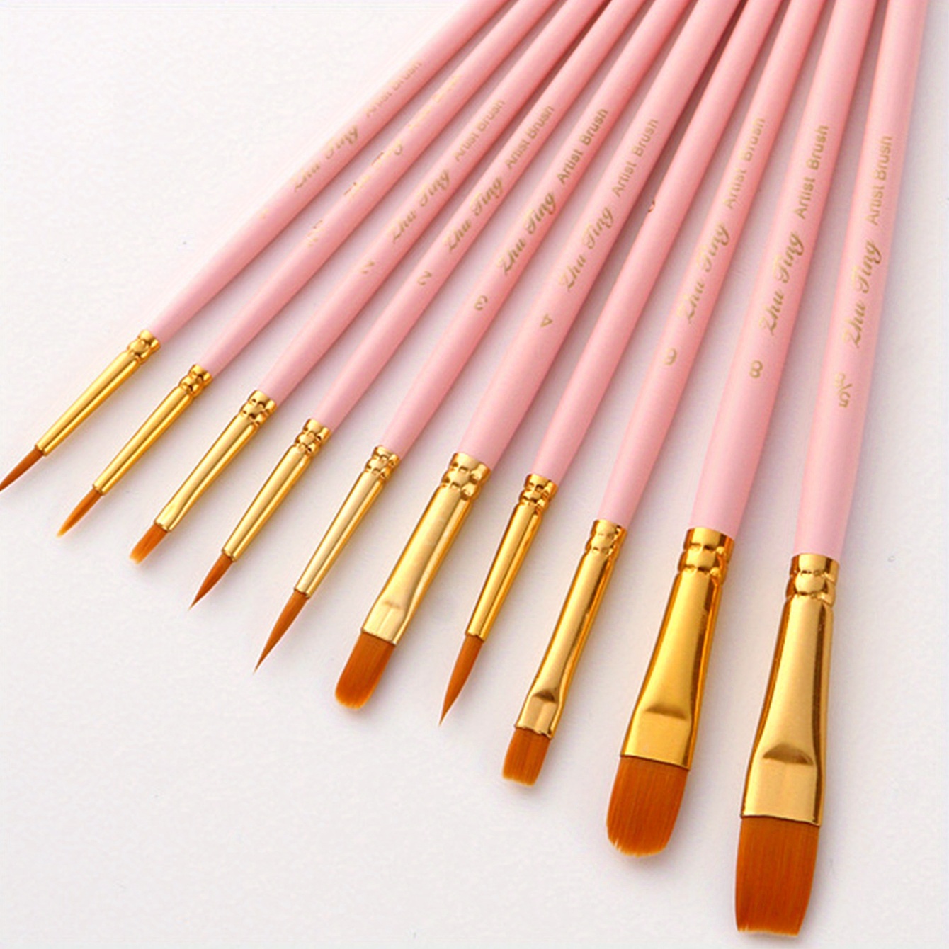 Wooden Watercolor Brushes - Temu Australia