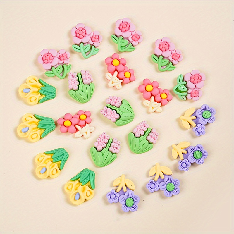 Soft Pottery Material Color Flower Type - Temu United