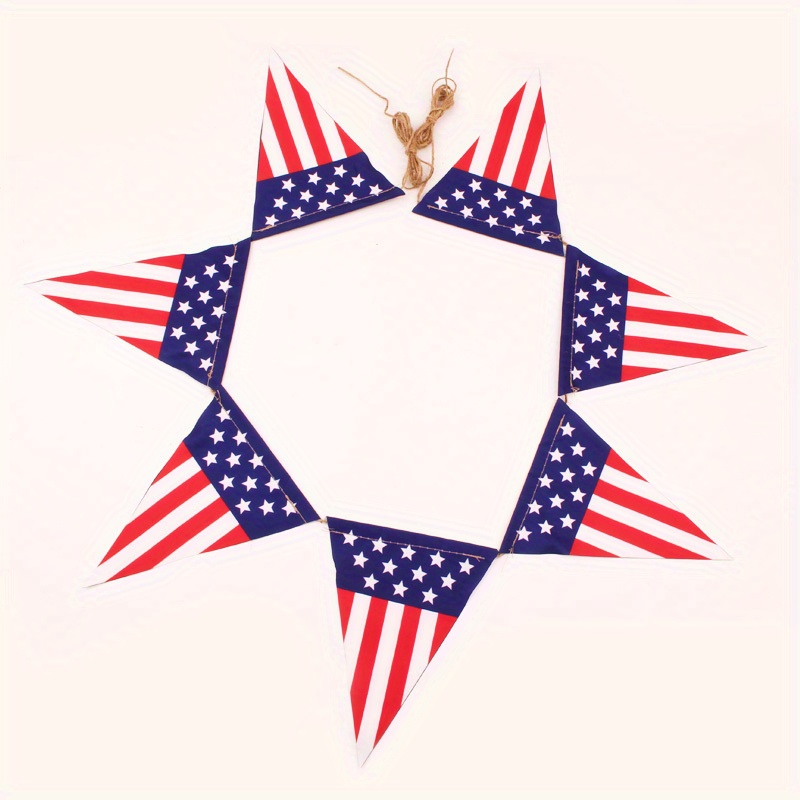 Independence Day National Day Party Decoration Pull Flag Usa - Temu