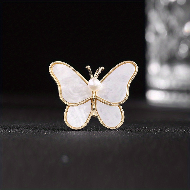 Anti Lighting Brooch Chest Flower Butterfly Shape Brooch Pin For Women ...