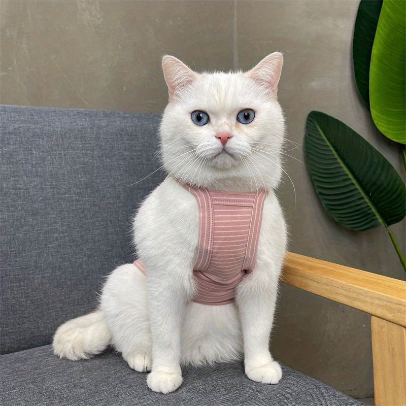 Summer Thin Pet Kitten Clothes Breathable Sleeveless Cute Cat Vest ...