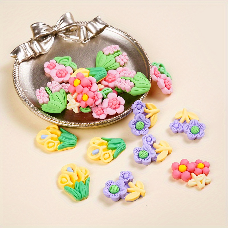 Soft Pottery Material Color Flower Type - Temu United