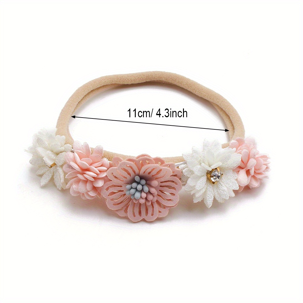 Cute Handmade Flowers Headband Decorative Hair Accessories - Temu