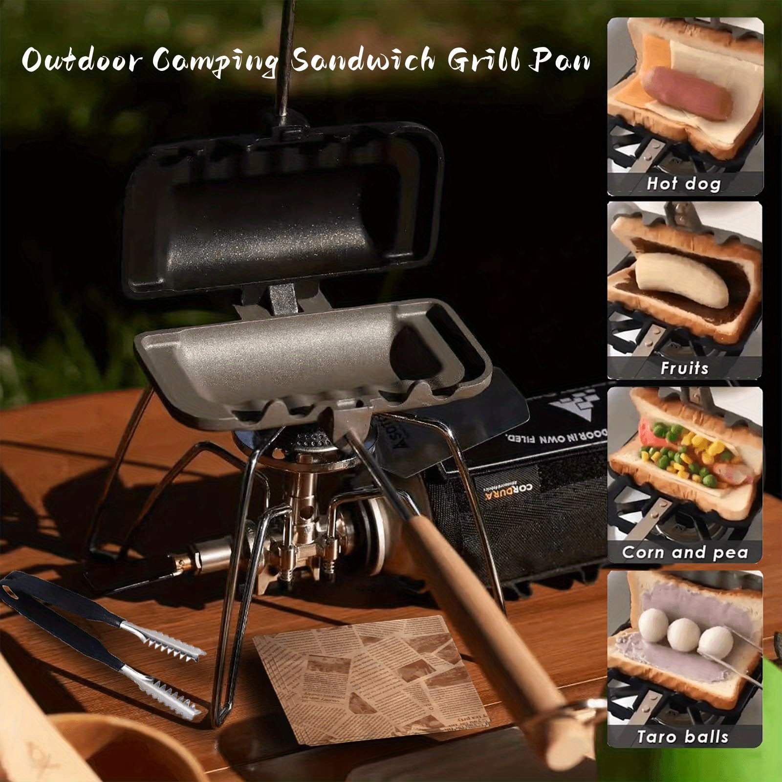 Nonstick Double Sided Sandwich Pan Tongs Sandwich Paper - Temu