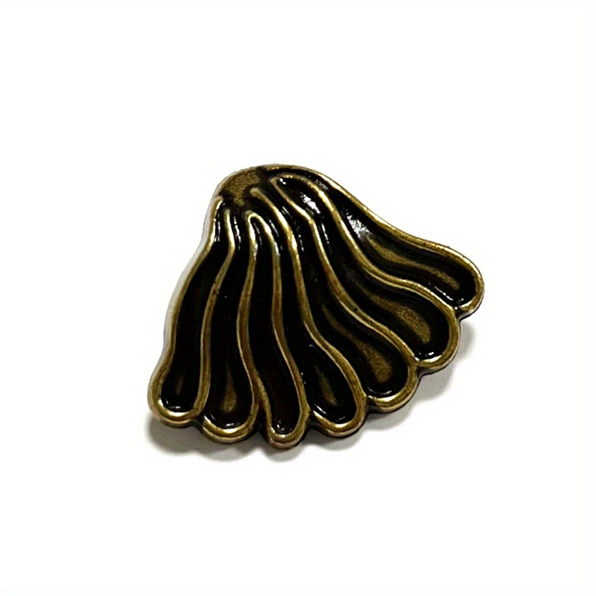 Vintage Shell Shape Brooch Metal Clothing Accessories - Temu Netherlands