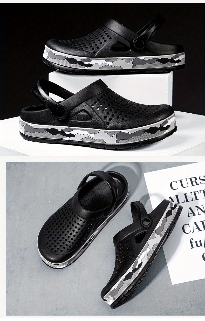 Mens Trendy Clogs With Assorted Colors Casual Outdoor Walking With ...