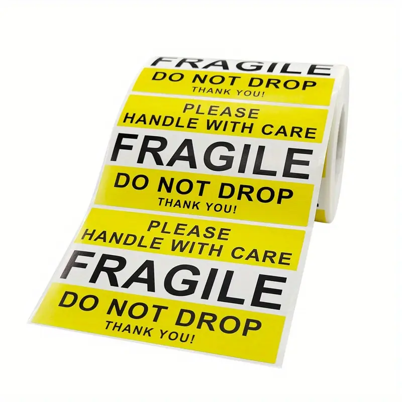 Handle Care Fragile Warning Stickers Handle Drop - Temu Australia Handle Care Fragile Warning Stickers Handle Drop - Temu Australia