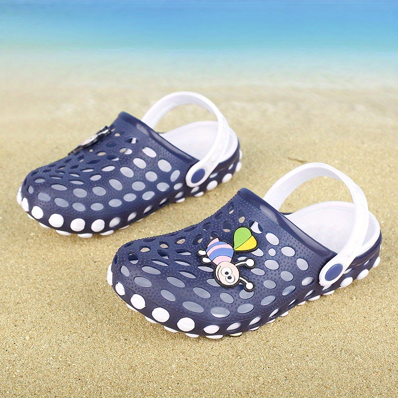 Children Boys Girls Clogs Decoration Cartoon Garden Shoes - Temu New ...