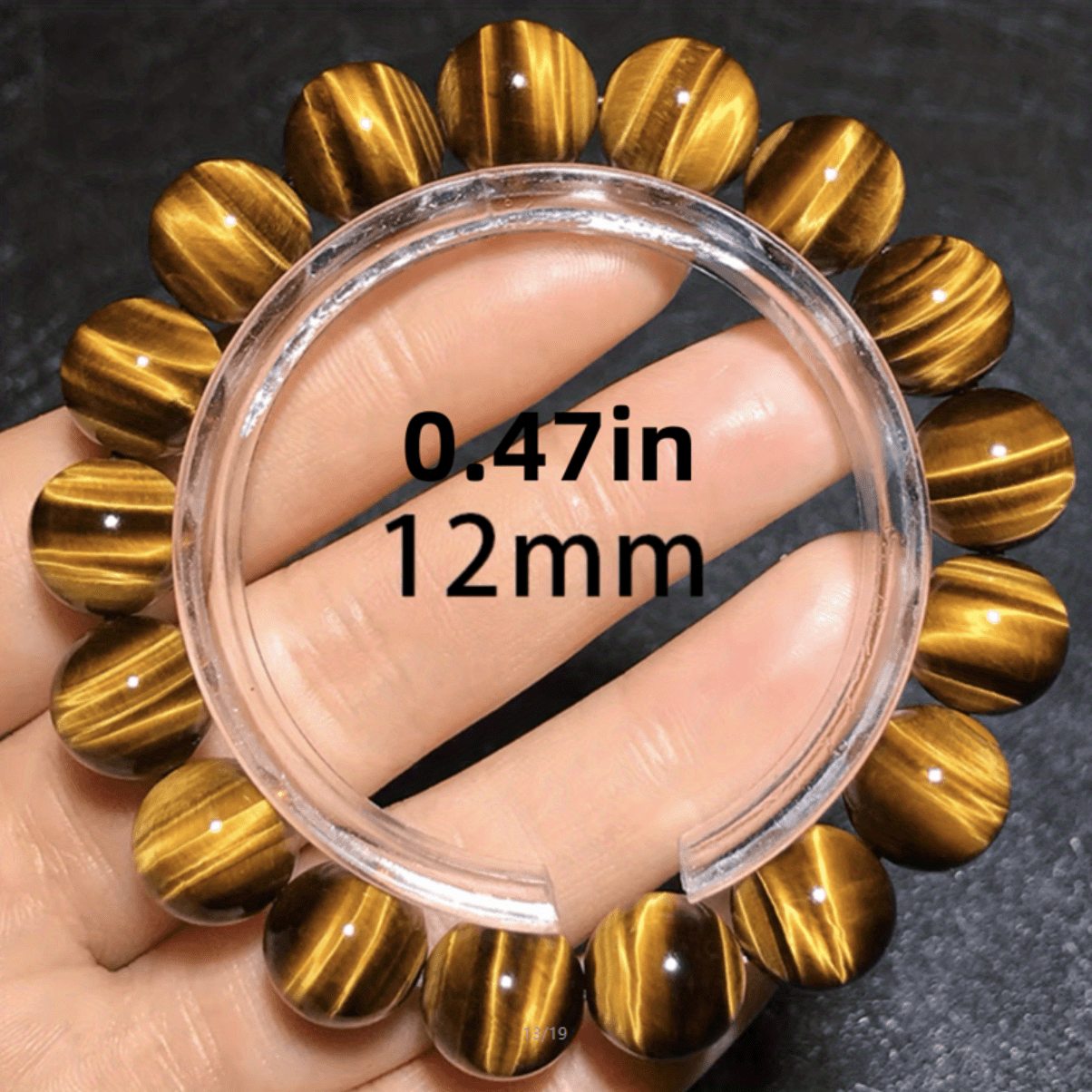 Natural Tiger Eye Stone With Good Luster And High Quality With Various Sizes Of 6mm 8mm 10mm ...