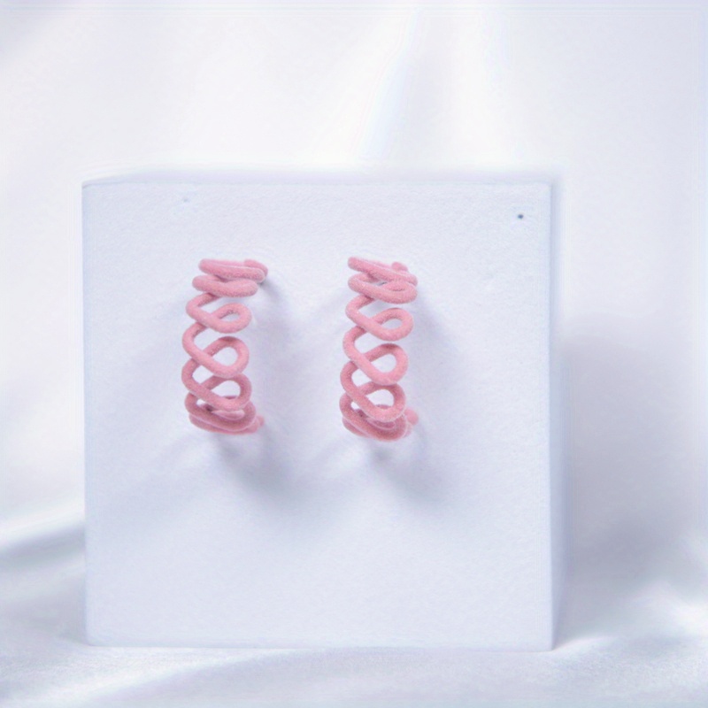 Heart Design Cuff Hoop Earrings Simple Sweet Vintage - Temu United Kingdom