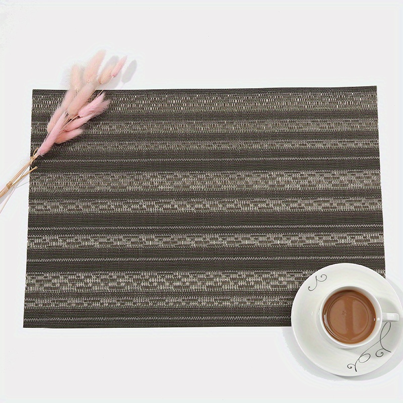 polyester blend placemats washable woven vinyl place mats - Temu United ...