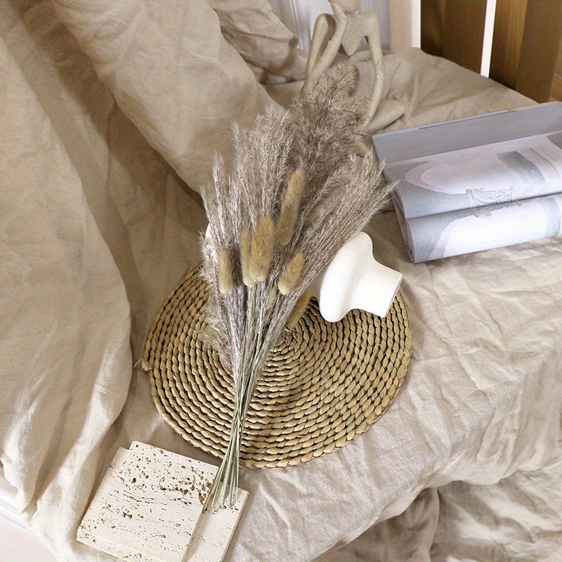 Artificial Flower Simulation Reed Rabbit Tail Set Flower - Temu United ...