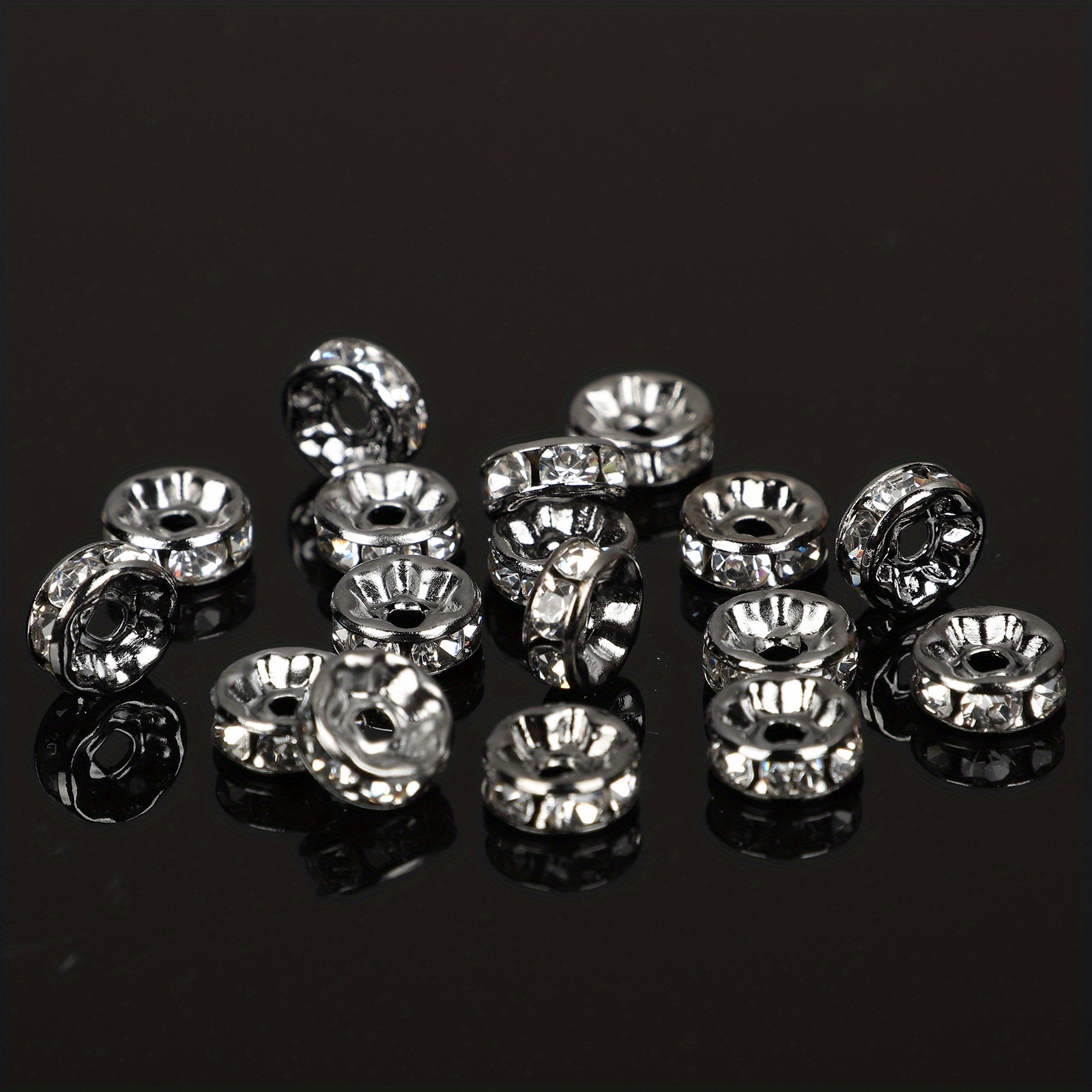 Copper Crystal Beads Rondelle Spacer Beads Large - Temu Australia