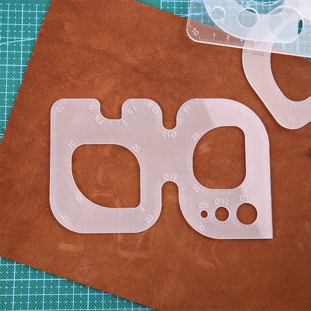 1pc sewing ruler template fillet acrylic diy free sewing ruler template ...