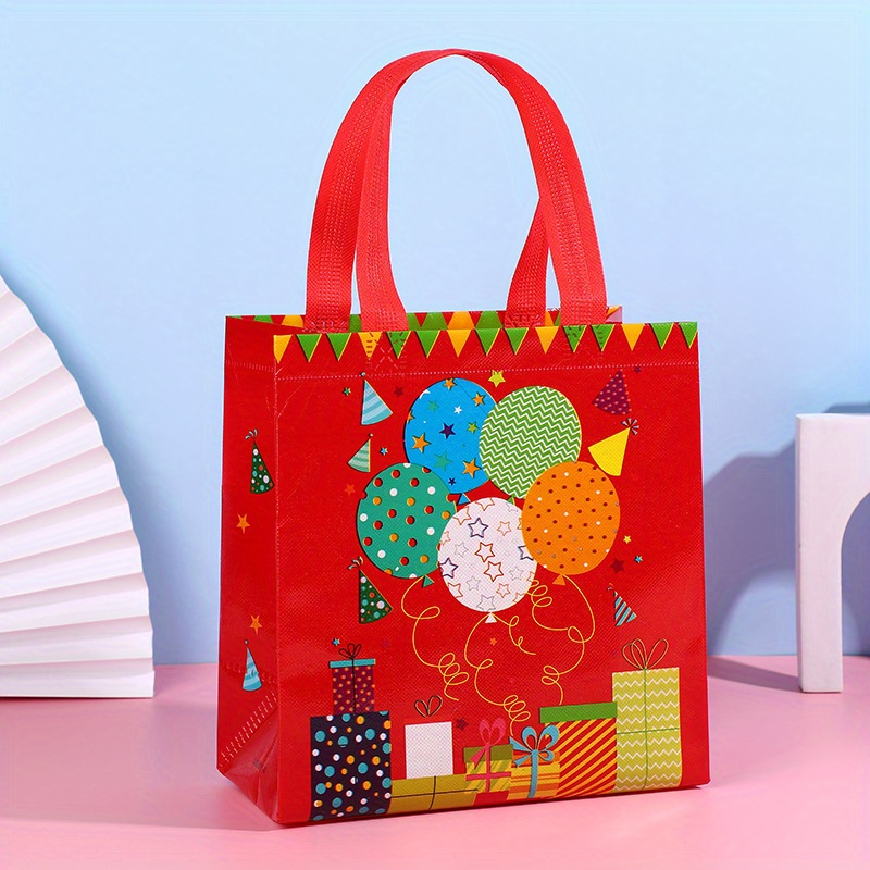 Snack Bags Fabric Bags Colorful Happy Birthday Goodie Bags - Temu ...