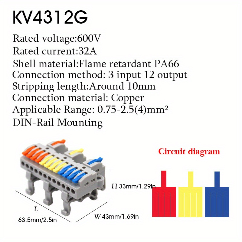 Universal Quick Connector Splitter Led Cable Terminal Blocks - Temu