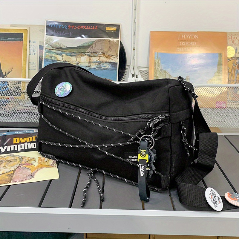 Fashion Nylon Cargo Cotton Rope One Shoulder Crossbody - Temu United ...