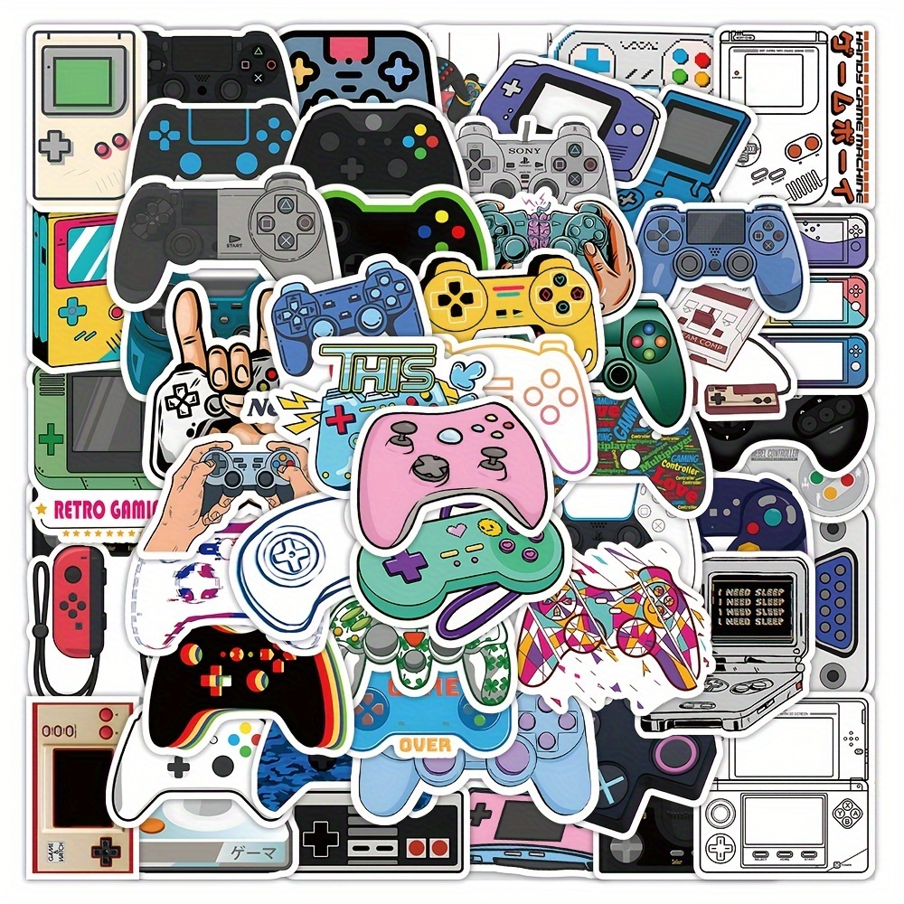 Game Controller Series Graffiti Waterproof Stickers Diy - Temu Ireland