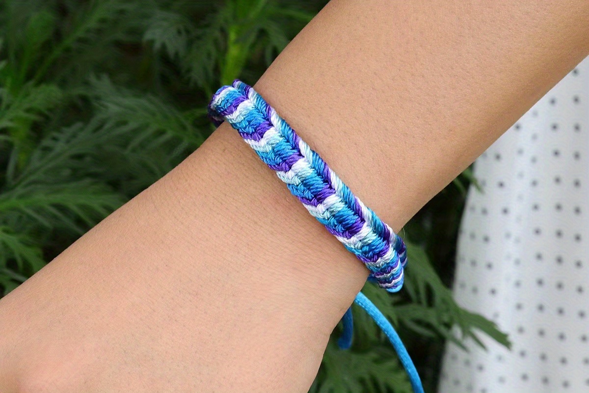 Colorful Braided Bracelet Boho Hand Rope - Temu Australia