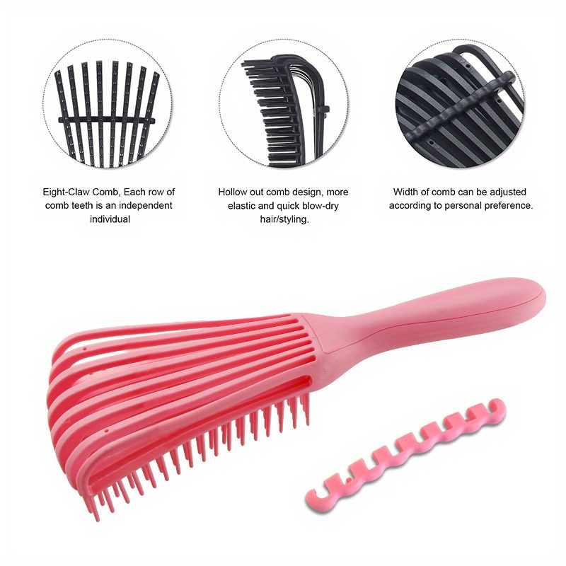 Hair Detangling Brush Scalp Massage Hair Comb Detangler Hair - Temu ...
