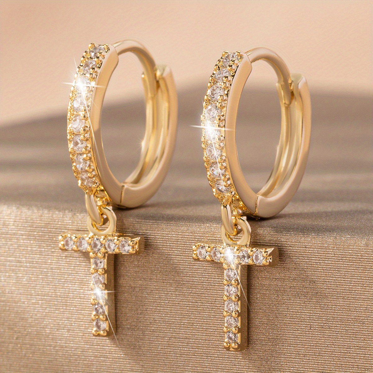 מעוקב זירקוניה עגילי טיפת מכתב פשוט בסגנון בוהו אמירה אלגנטית עגילי ...