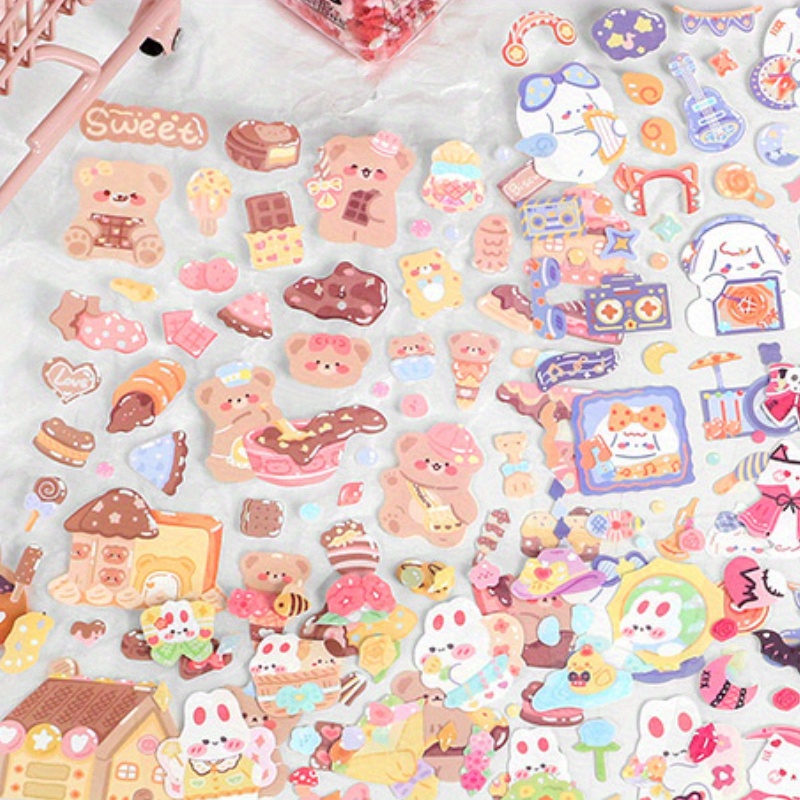 Star Flashing Sticker Happy Universe Series Cartoon Animal - Temu Australia