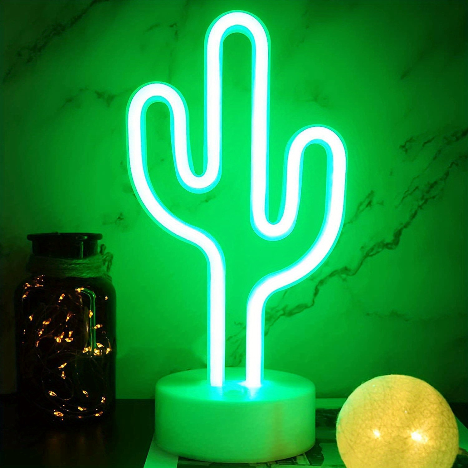 Green Cactus Neon Light Led Cactus Neon Light Base - Temu Philippines