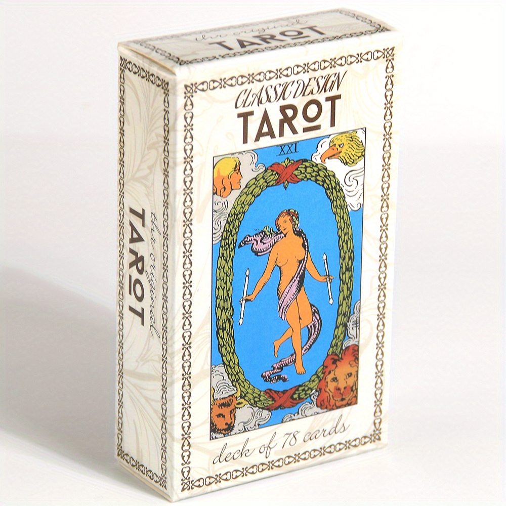 Classic Design Tarot Tarot Cards For Beginners With Meanings - Temu