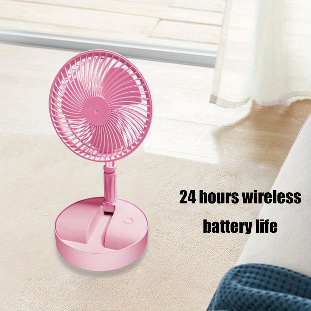 Portable Mini Electric Fan Telescopic Rod Camping Office - Temu