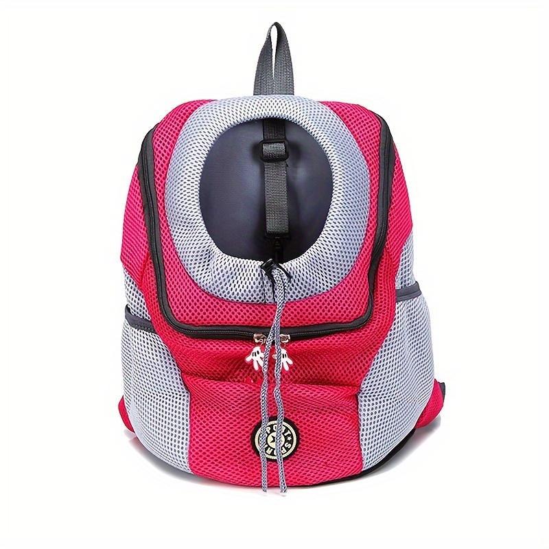 Breathable Dog Carrier Backpack Front Pack Adjustable Straps - Temu