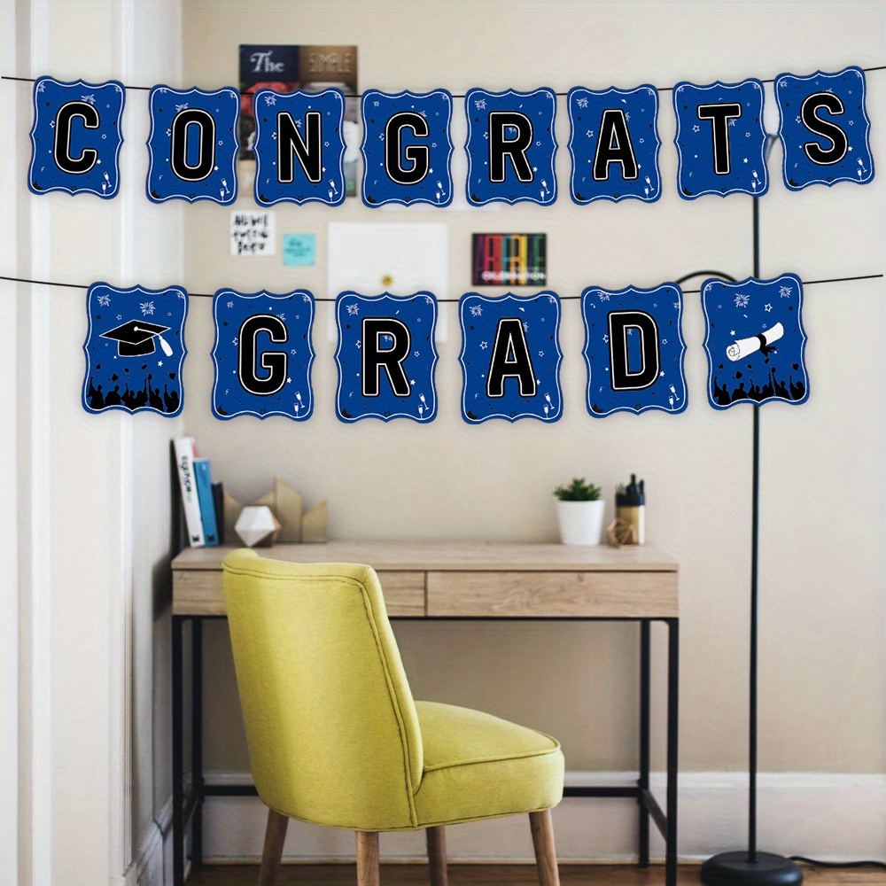 Graduation Season Banner Graduation Party Pull Flag Wall - Temu Canada