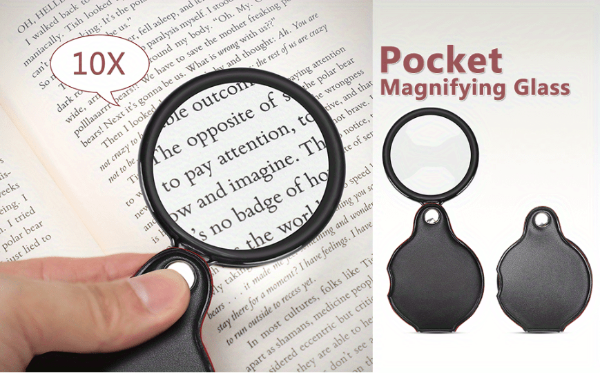 Small Pocket Glass Folding Mini ing Glass - Temu United