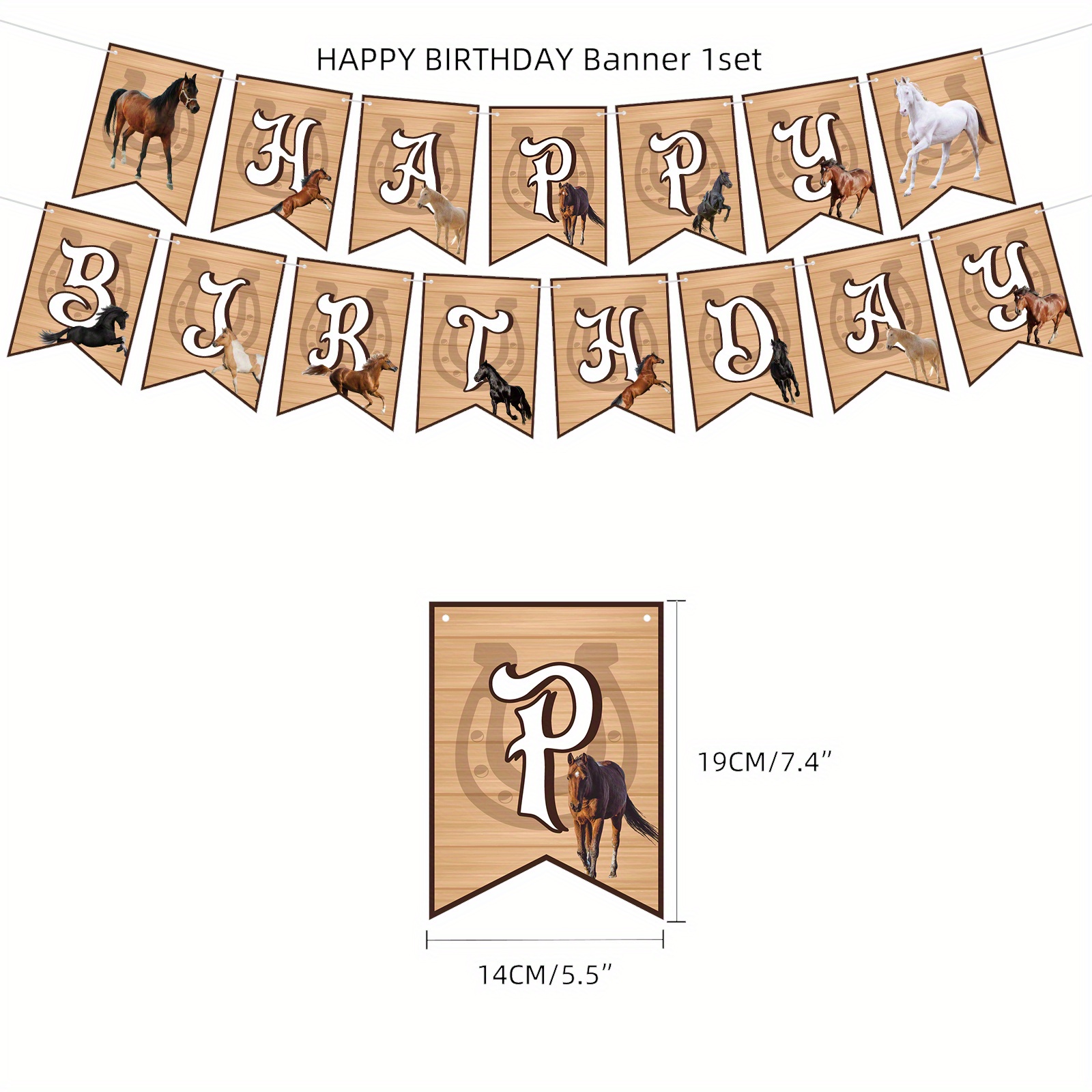 Creative Horse Birthday Party Decorations Foil - Temu