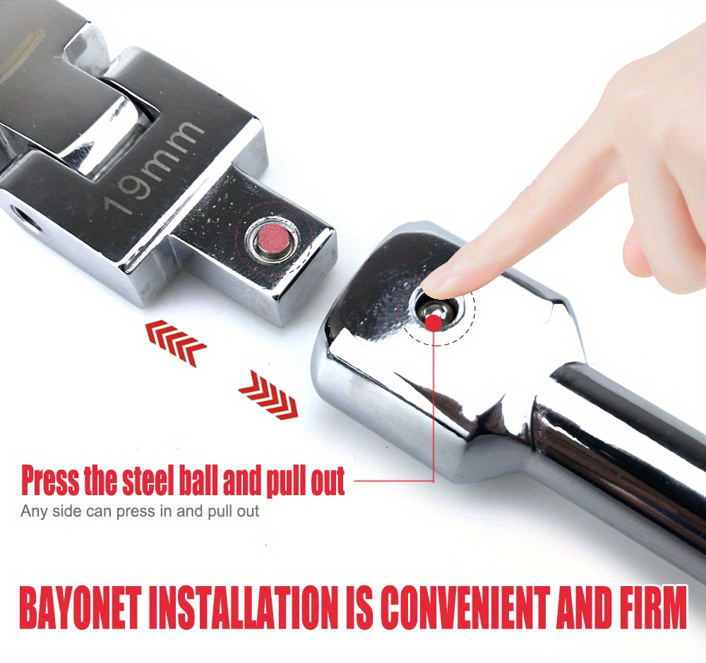 B5 Detachable Ratchet Wrench Kit Changeable Head Boxed Auto - Temu ...