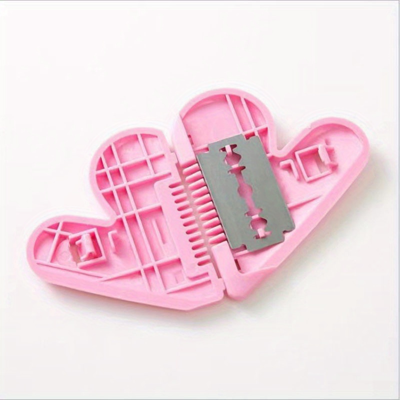 heart shaped hair cutting comb easy precise hair - Temu