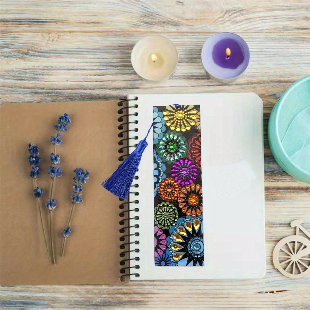 Painting Bookmarks Mandala Floral Diy - Temu