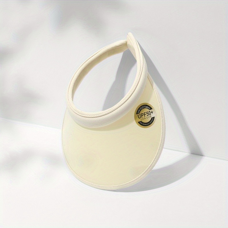 Large Visor Cap Solid Color Wide Brim Mountain Climbing - Temu Australia