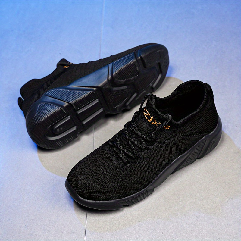 Mens And Womens Knit Sneaker Breathable Lace Up Lightweight Shoes ...