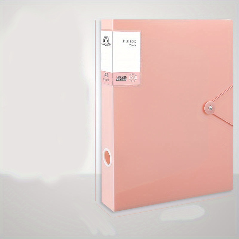 A4 Filing Box File Bag Organizer Data Book Document Large - Temu