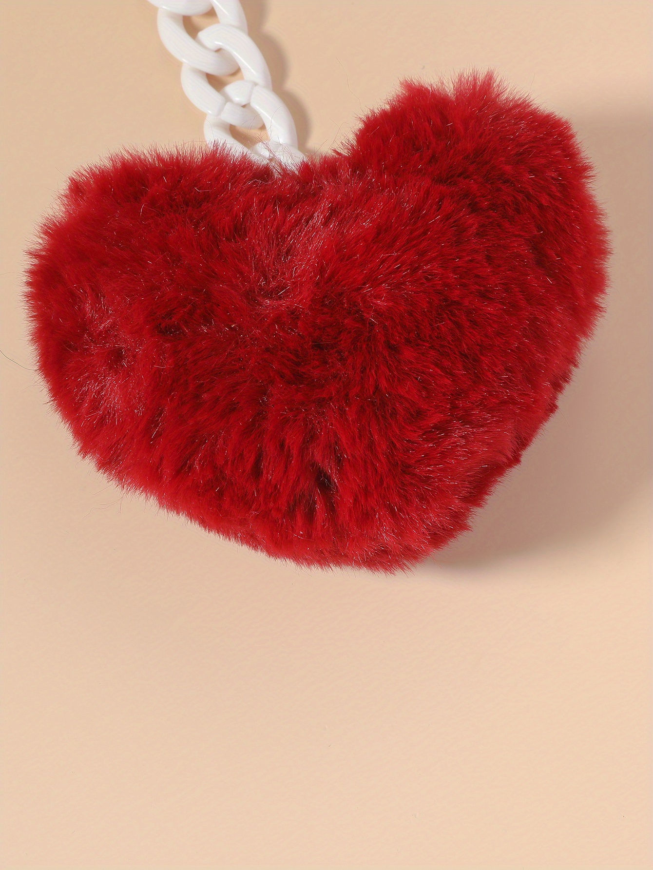 Pom Pom Heart Keychain Cute Key Ring Purse Bag Backpack Car - Temu Canada