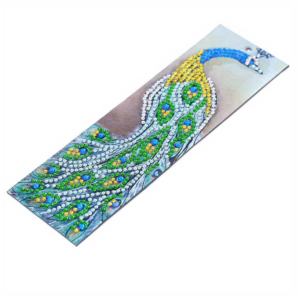 Diamond Painting Bookmark Peacock Model Diy Diamond Art Kit - Temu ...